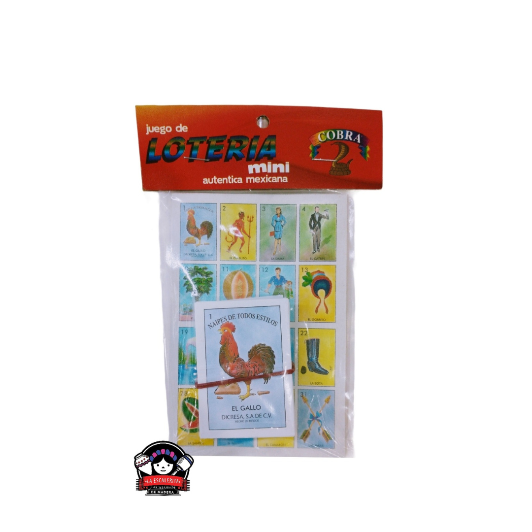 Lotería Mini 8 Tableros – La Escalerita