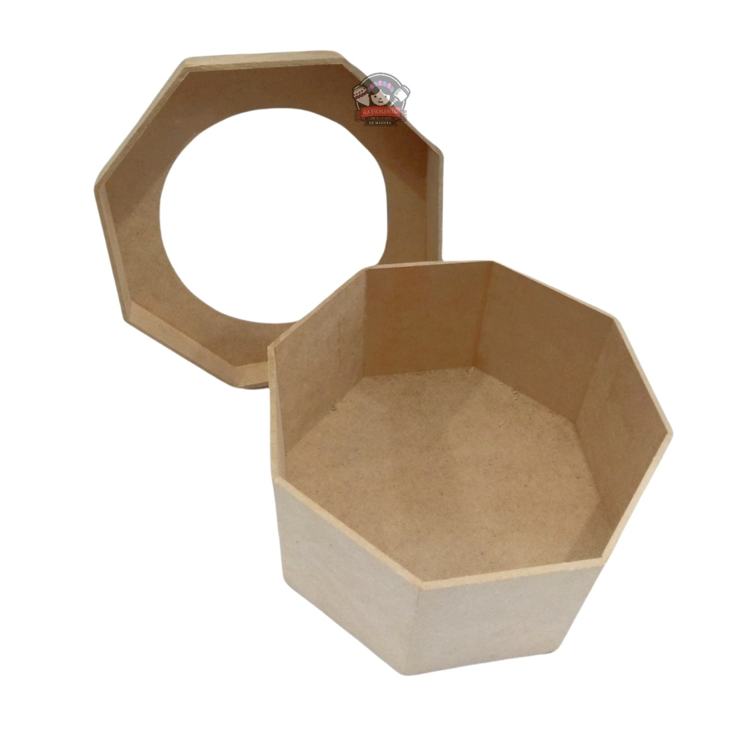 Caja Octagonal c/Tapa – La Escalerita
